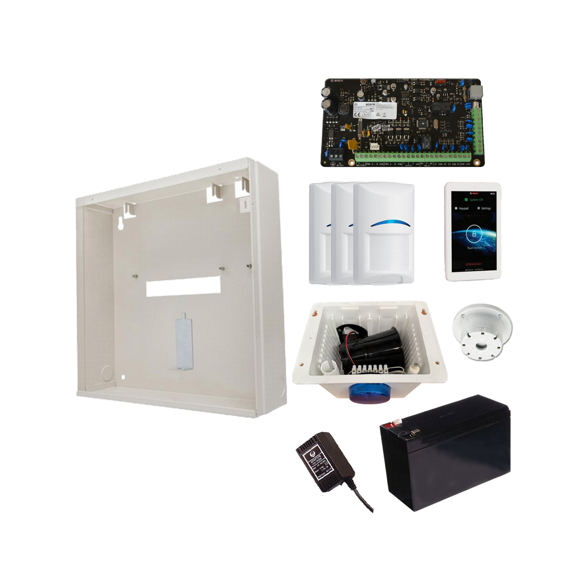 Bosch BOSCH2970 Kit S3K-Tsp-PIR-3 Solution 3000 with 3 PIR + 7" Ts Codepad + Bosch7000 – Spy ...