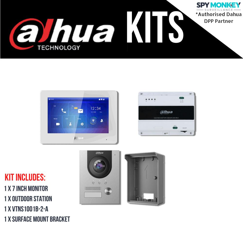 DAHUA 2-WIRE INTERCOM KIT- PROMO_2WIREKIT-1M – Spy Monkey Surveillance