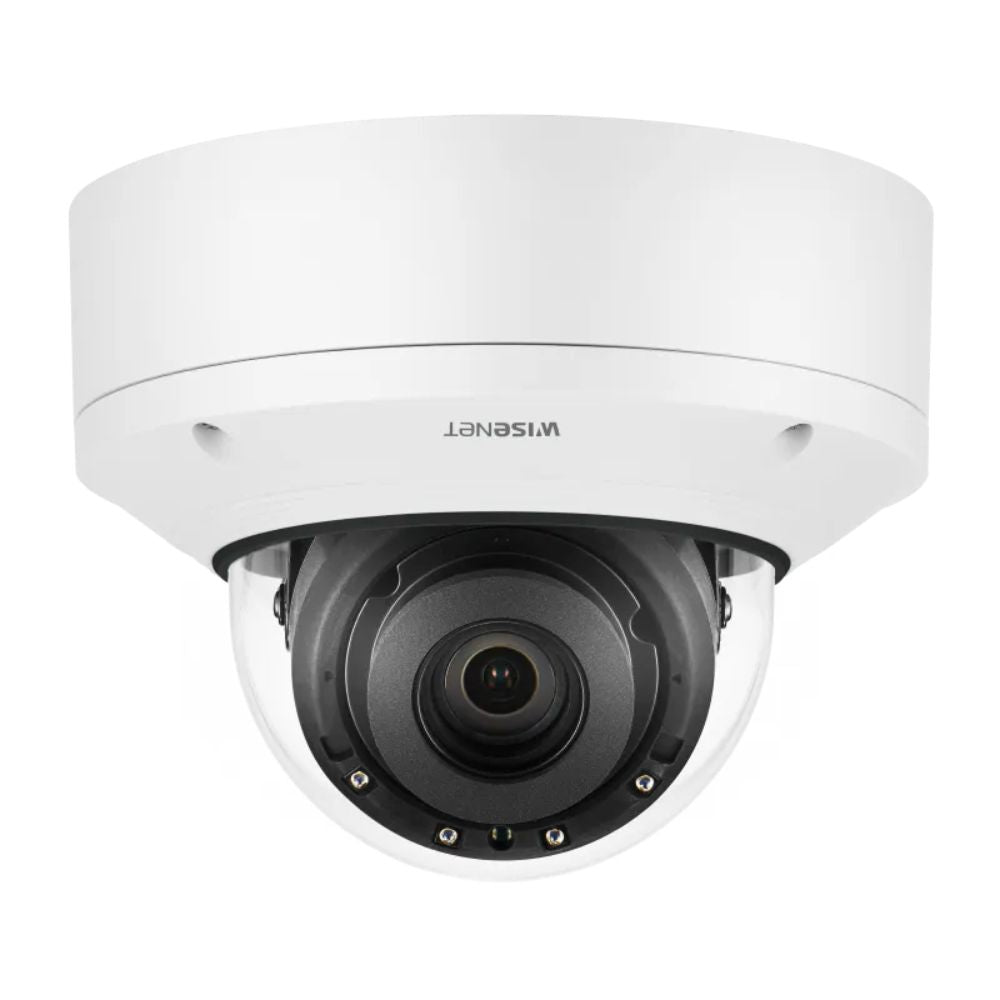 Hanwha Wisenet 4K Indoor Dome Camera, H.265, 30fps, WDR, IR, 2.8-8.4mm – Spy Monkey Surveillance
