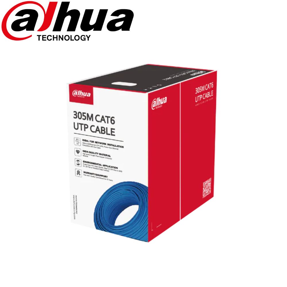 Dahua CAT6 Cable - DH-PFM920I-6UN-C (BLUE) – Spy Monkey Surveillance