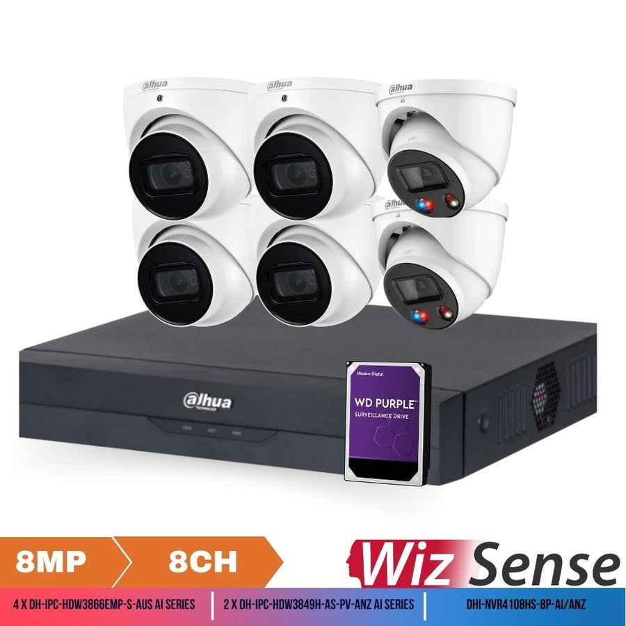 Dahua 8MP TIOC Kits – Spy Monkey Surveillance