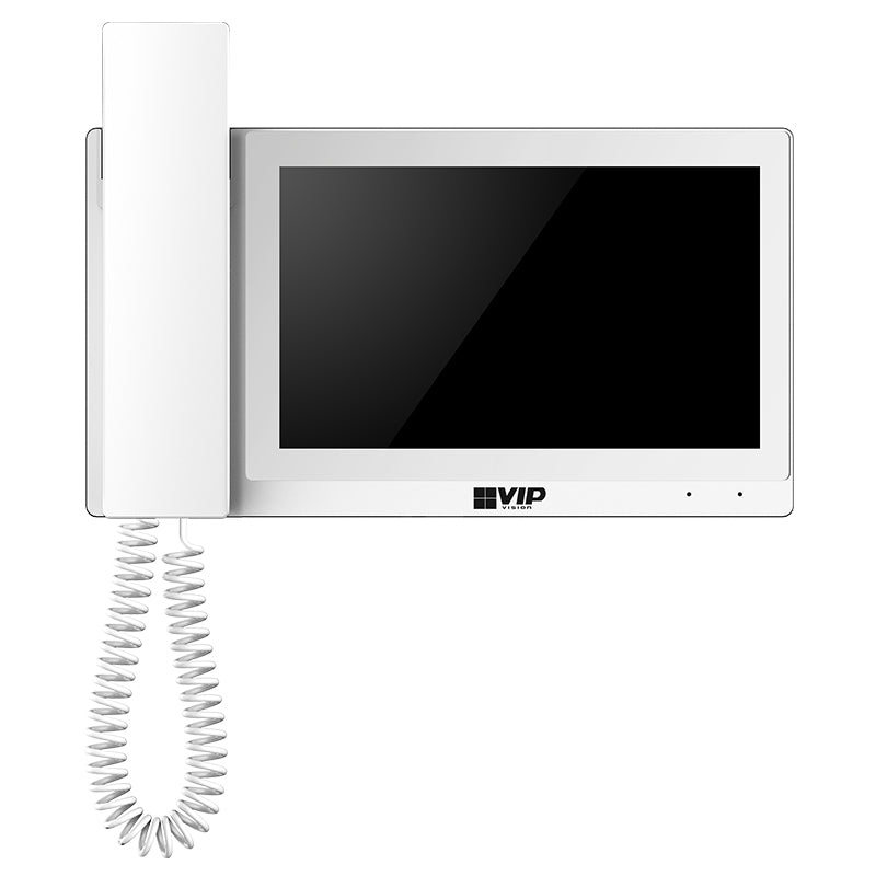 VIP Vision Residential IP Intercom Monitor with Handset (White) - INTI ...