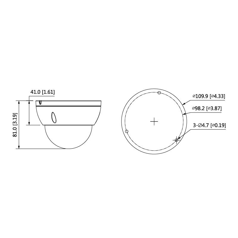 Watchguard Compact Series 4.0MP Fixed Mini Dome - VSIPC-4DIRD2 – Spy ...