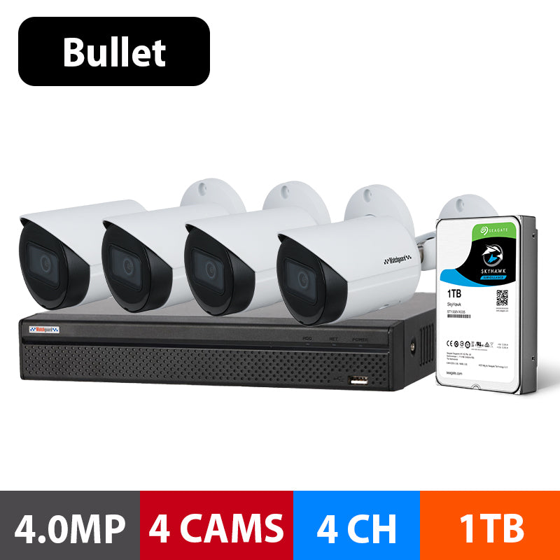 Watchguard Compact Series 4 Camera 4.0MP IP Surveillance Kit (Fixed, 1 – Spy Monkey Surveillance