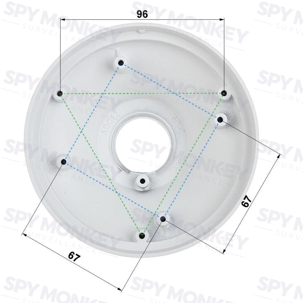 Dahua Adapter Plate - DH-AC-PFA106 – Spy Monkey Surveillance