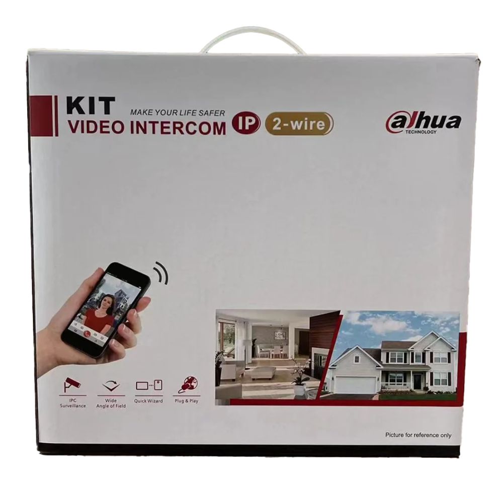 Dahua Intercom Kit: 7" Monitor WHT, 2MP Outdoor Camera, 4 PoE Switch ...