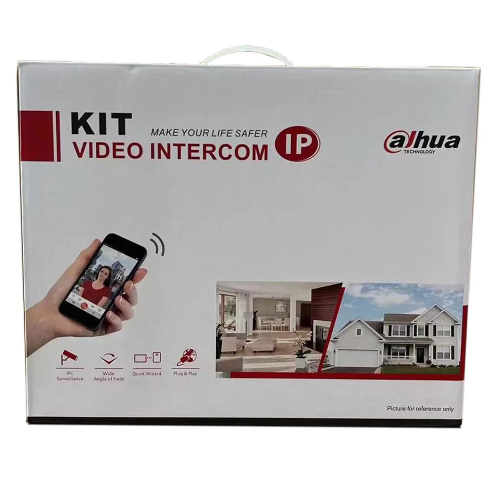 Dahua Intercom Kit: 7" Monitor WHT, 2MP Outdoor Camera, 4 PoE Switch ...