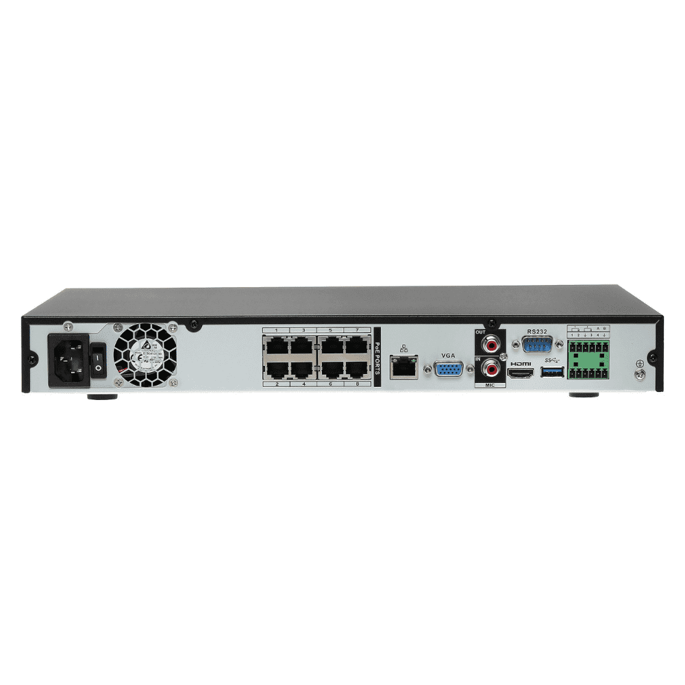 Dahua 8 Channel Network Video Recorder: 12MP(4K) Pro - DHI-NVR5208-8P ...