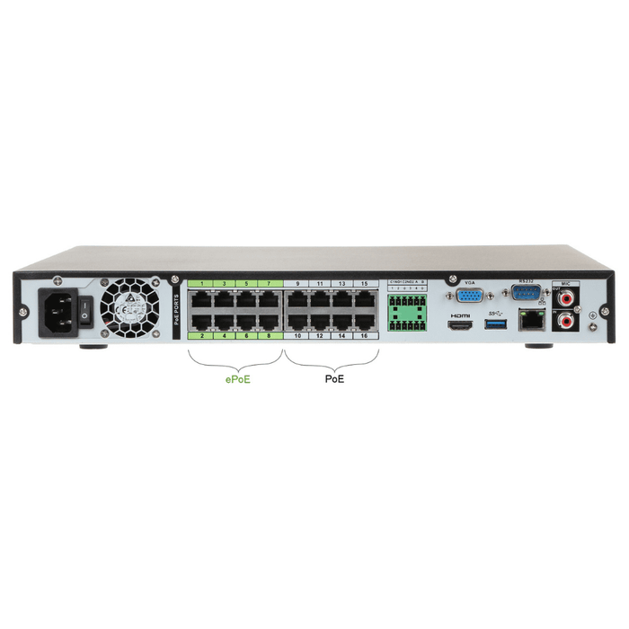 Dahua 16 Channel Network Video Recorder: 12MP(4K) Pro - DHI-NVR5216-16 ...