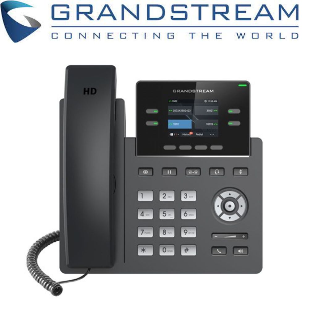 Grandstream 2-line Carrier-Grade IP Phone - GRP2612P – Spy Monkey ...