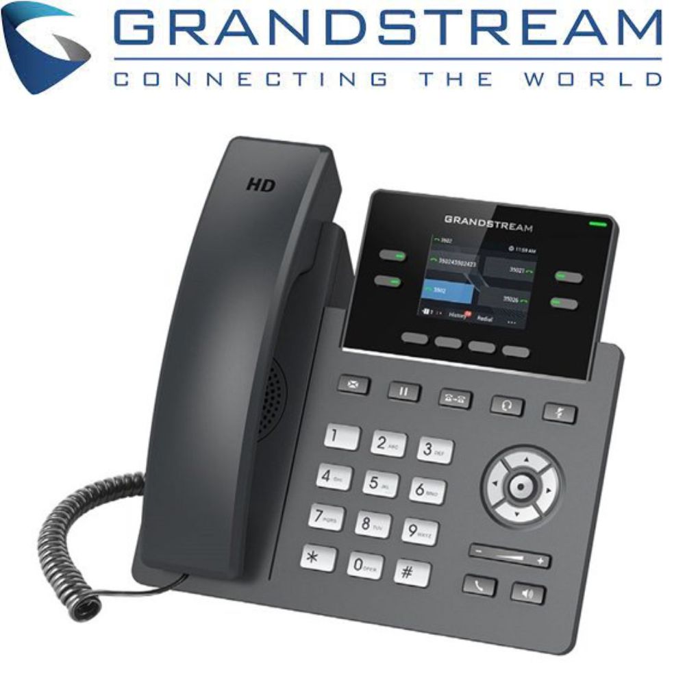 Grandstream 2-line Carrier-Grade IP Phone - GRP2612W – Spy Monkey ...