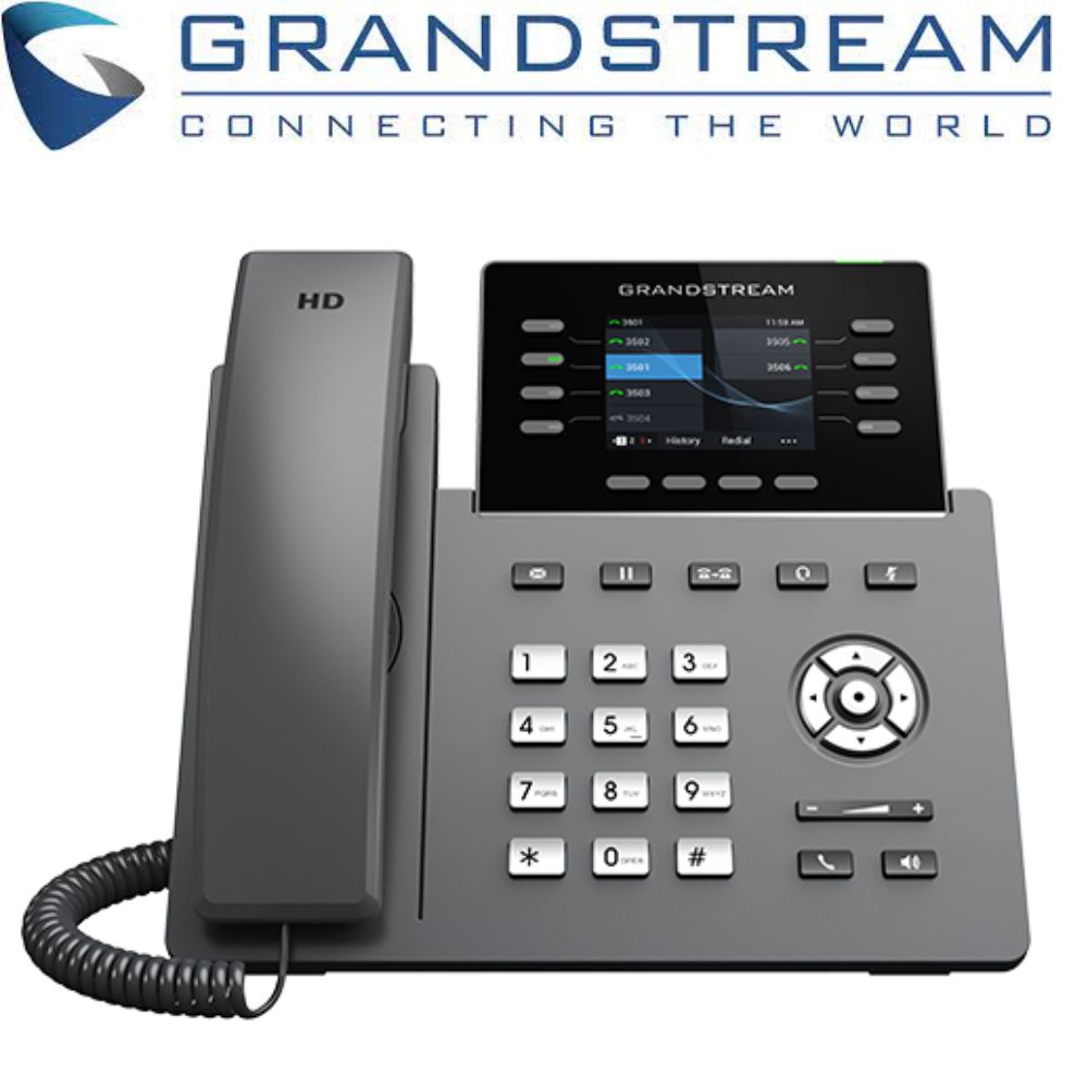 Grandstream 8-Line Professional Carrier-Grade IP Phone - GRP2624 – Spy ...