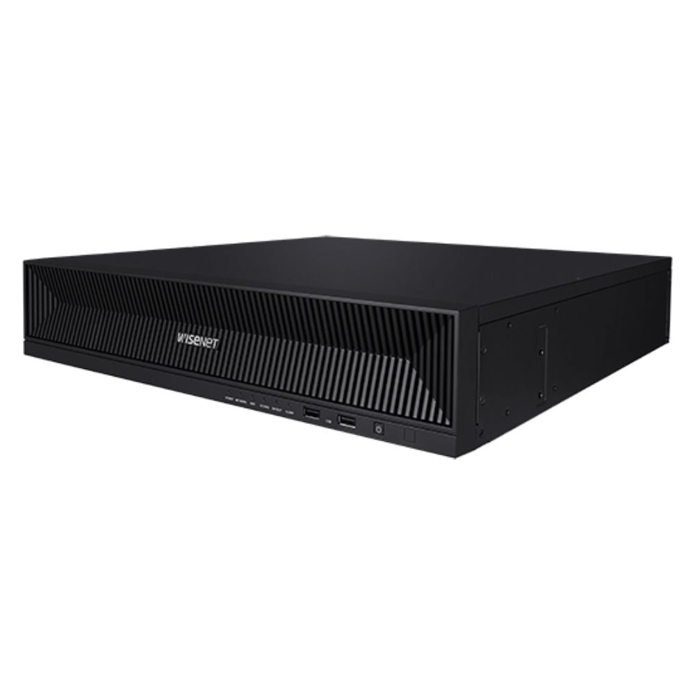 Hanwha Wisenet 16CH PoE NVR, AI Search, H.265, 140Mbps, No HDD (4 SATA ...