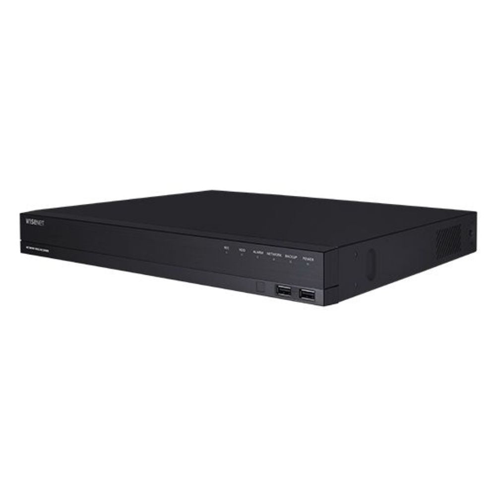 Hanwha Wisenet NEW-Q 16VH 4K PoE NVR, H.265, 128Mbps, 3TB HDD (2 SATA ...
