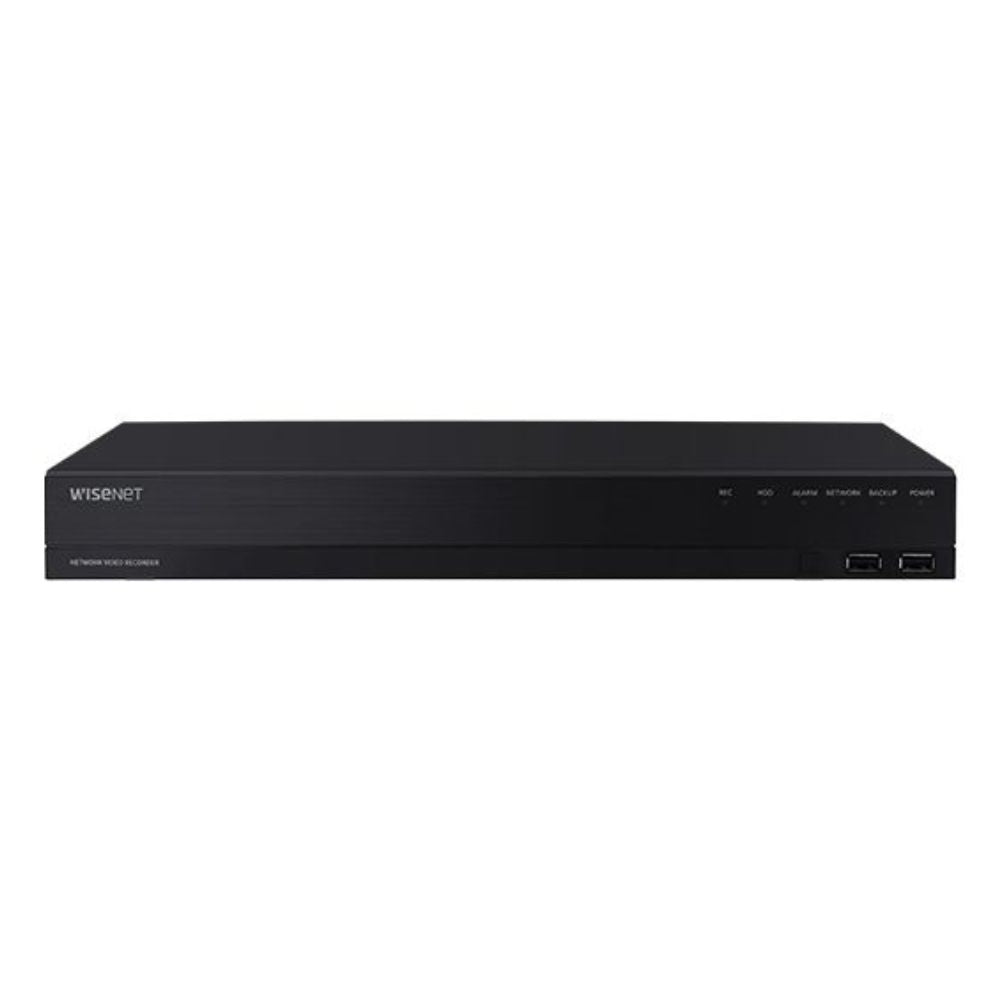 Hanwha Wisenet NEW-Q 16VH 4K PoE NVR, H.265, 128Mbps, 3TB HDD (2 SATA ...