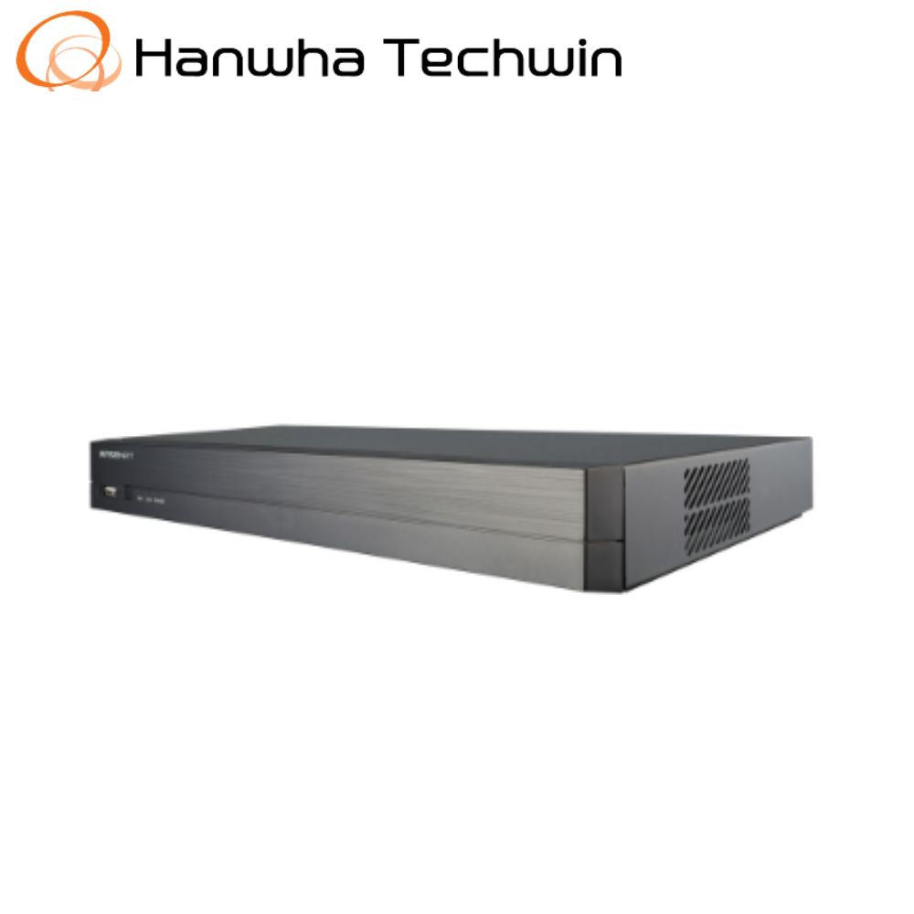 Hanwha Wisenet NEW-Q 4CH 4K PoE NVR, H.265, 40Mbps, 3TB HDD (1 SATA 6T ...