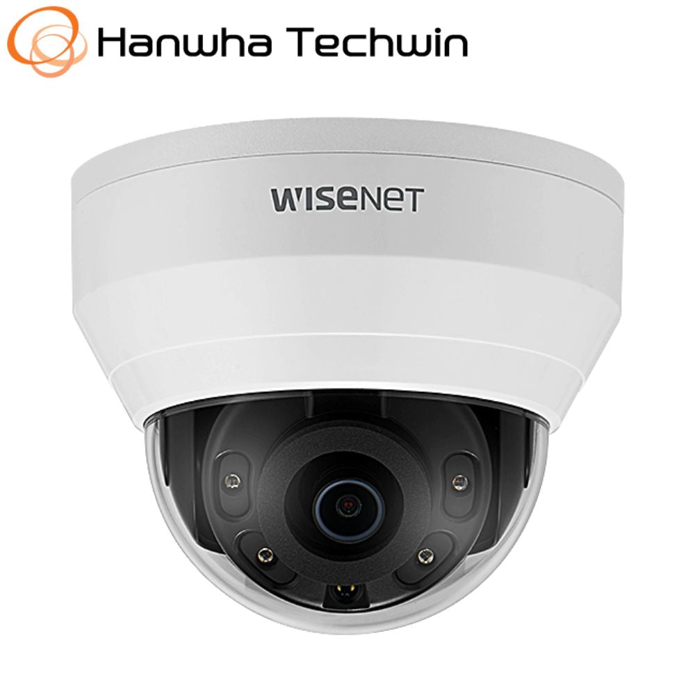 Hanwha Wisenet NEW-Q 5MP Outdoor Dome Camera, H.265, WDR, 20m IR, IP66 – Spy Monkey Surveillance
