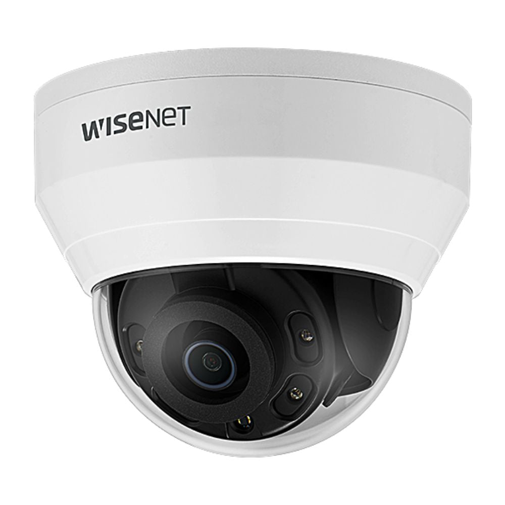 Hanwha Wisenet NEW-Q 5MP Outdoor Dome Camera, H.265, WDR, 20m IR, IP66 – Spy Monkey Surveillance